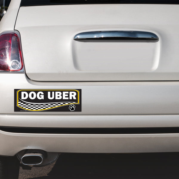 Dog Uber Funny Bumper Magnet
