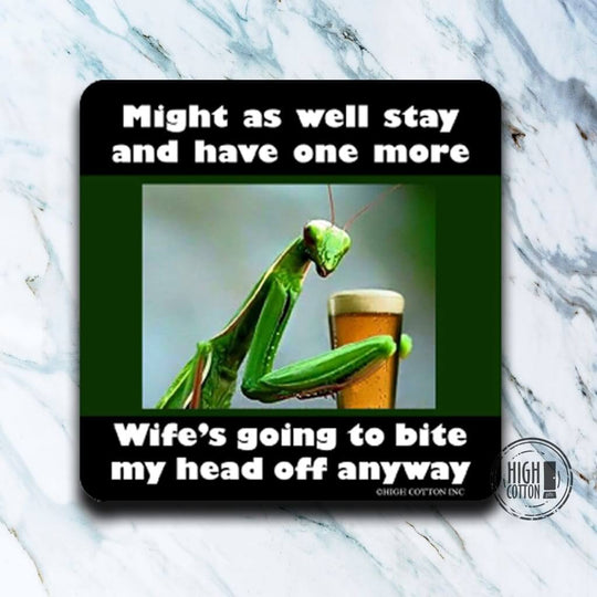 Bite My Head Off Funny Coaster